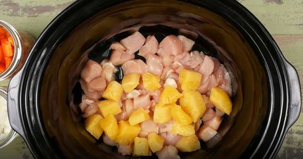 How to make pineapple chicken stew - 100 Yummy