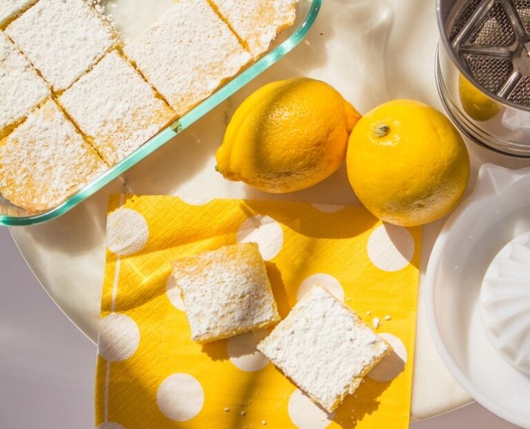Lemon Squares Recipe - 100 Yummy